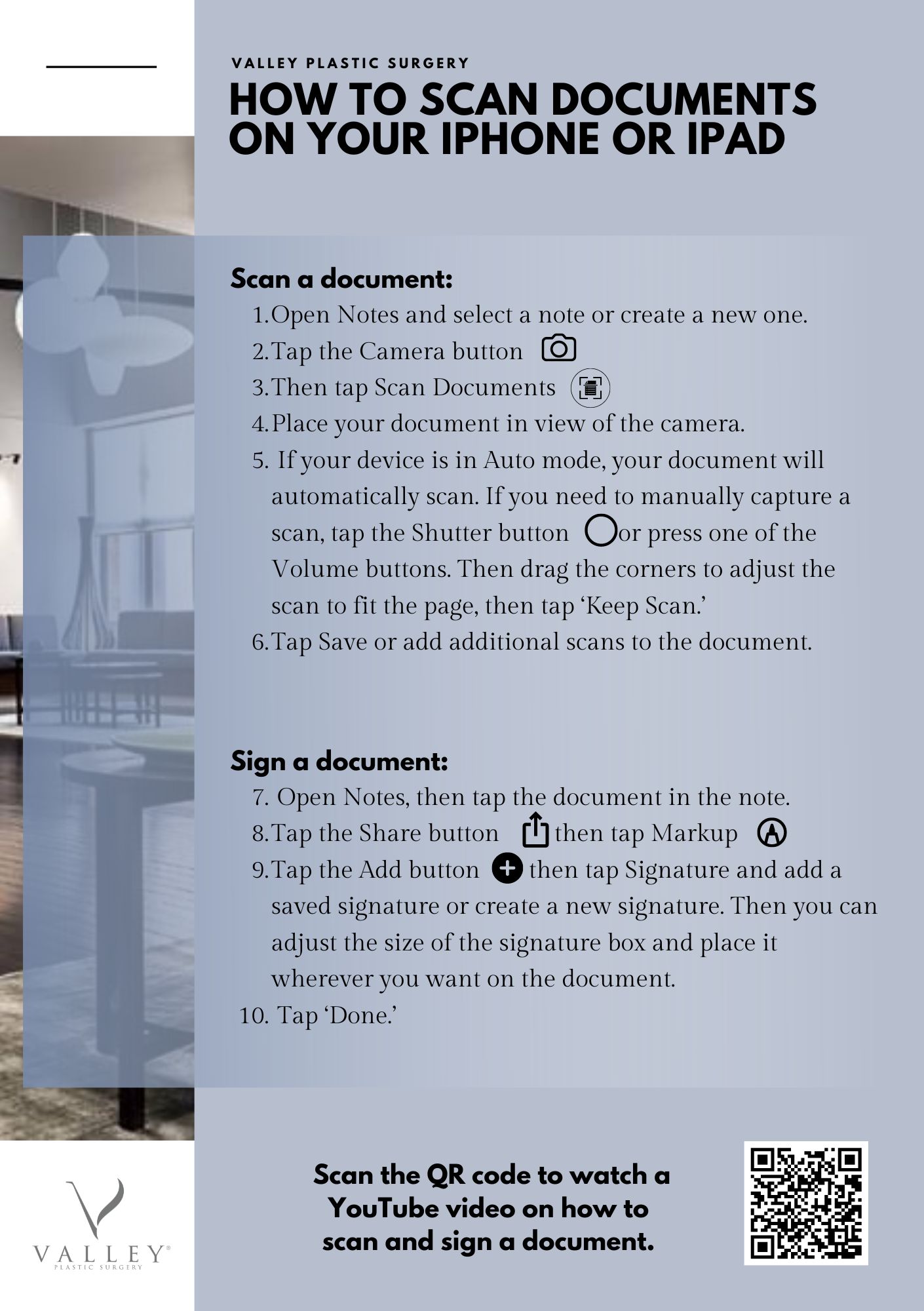 How to scan documents on your iPhone or iPad - Valley Plastic Surgery ...
